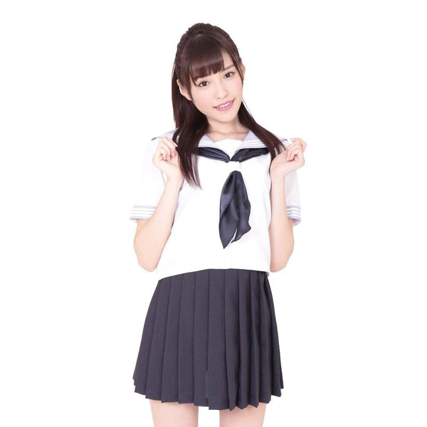A&T - Kami High School Summer Special Uniform Costume (White) | Zush.sg