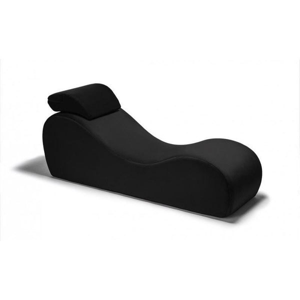 Liberator - Esse Chaise Black Velvish Fabric Sex Furniture (Black ...